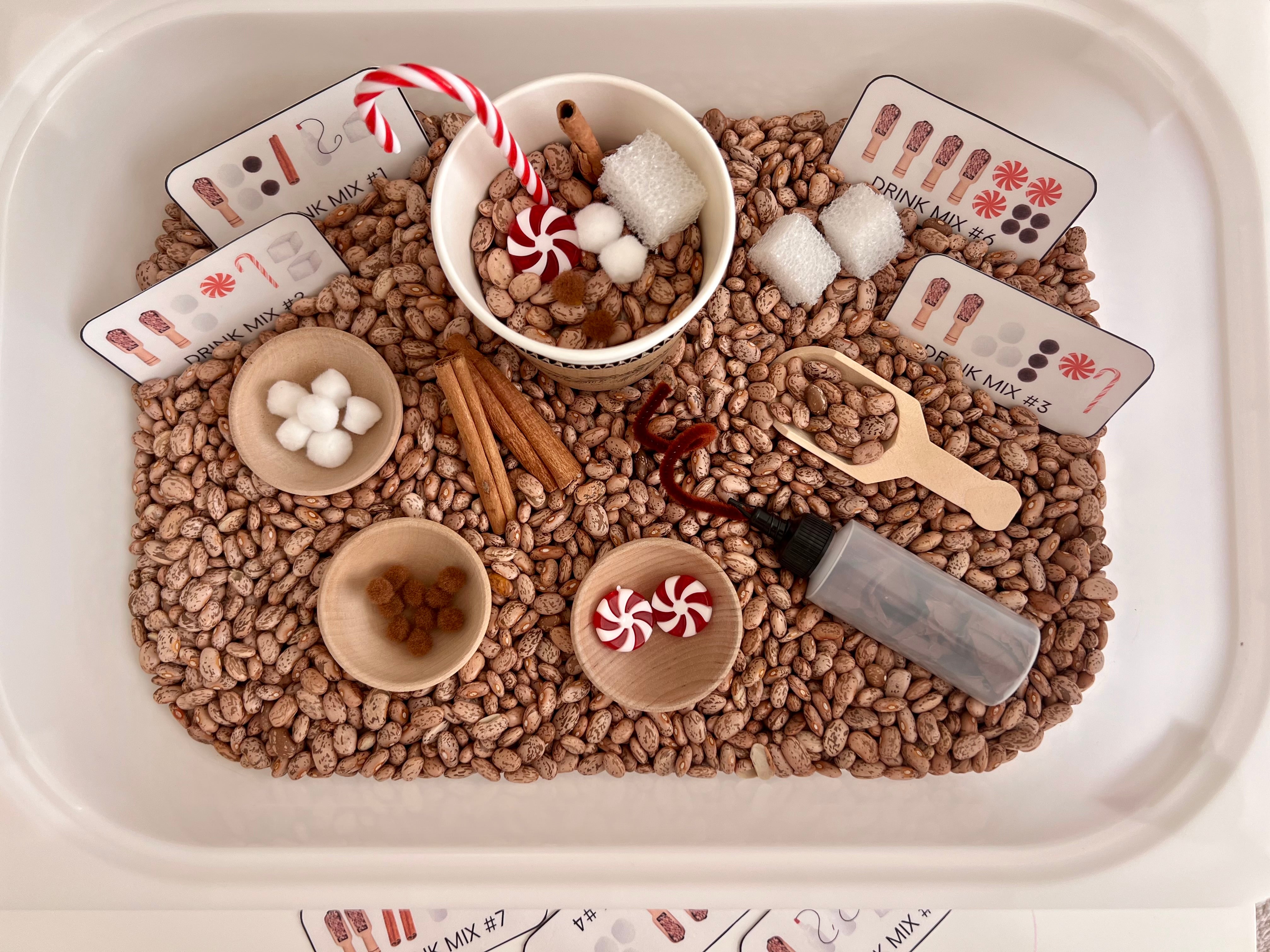 Hot Cocoa Sensory Activity – Playful Little Minds